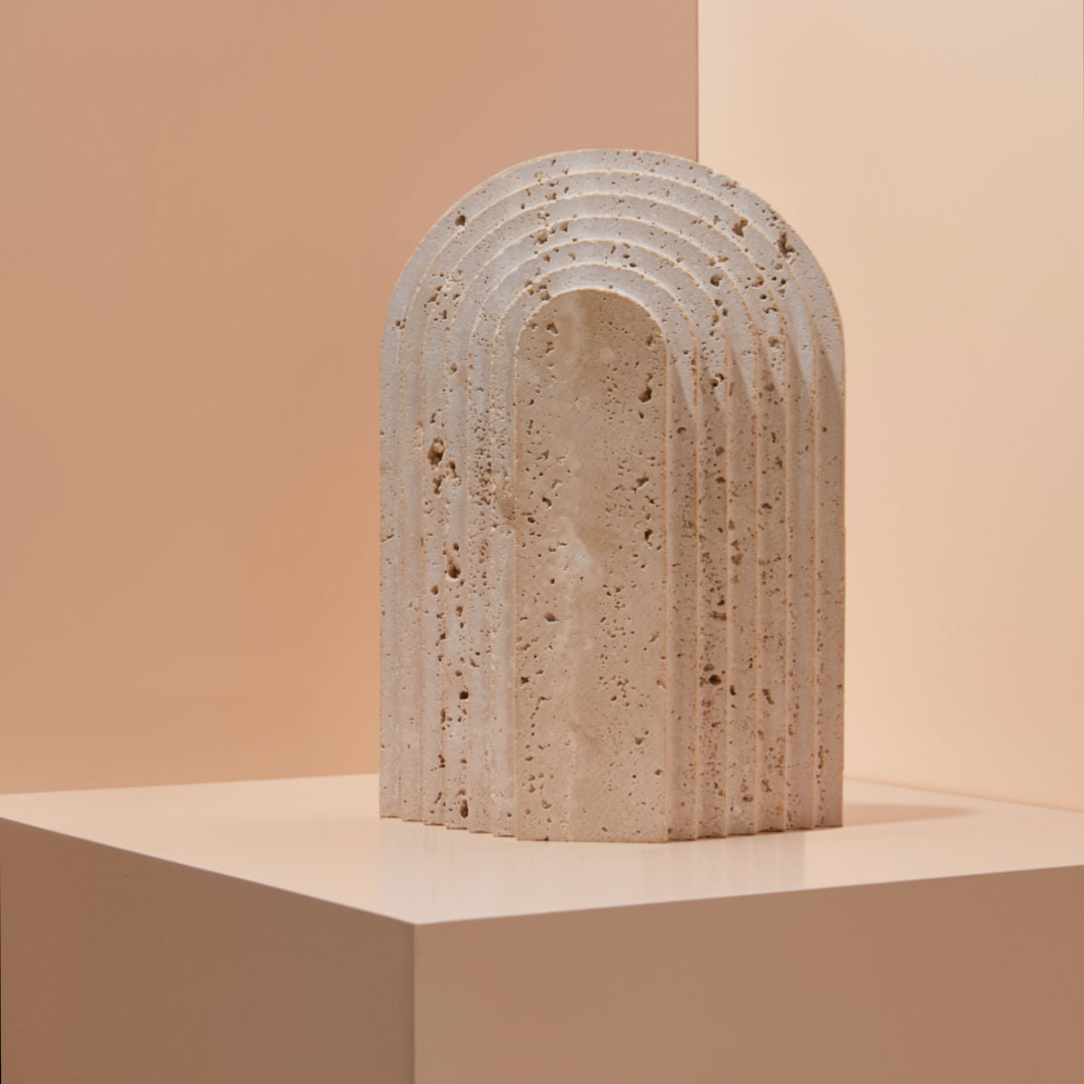 Arch Sculpture - Elegant Travertine Arch Sculpture – Beysis